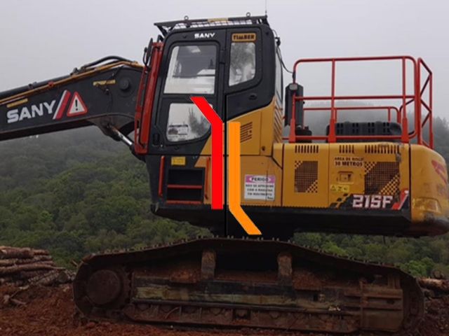 Escavadeira Log Loader Sany 215F Ano 2021 - Brenny Comercial